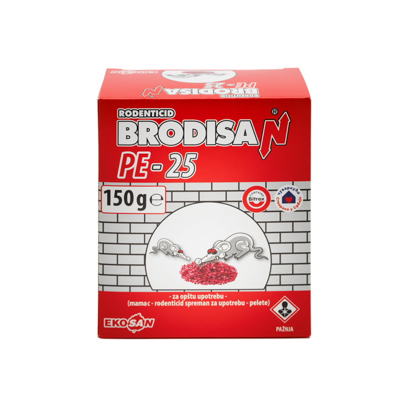 Brodisan PE-25 pelete crvene 150g