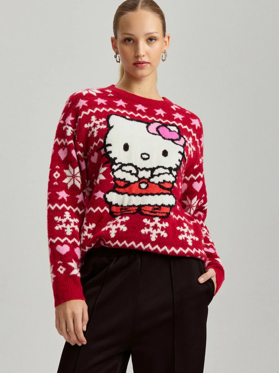 Praznični džemper Hello Kitty