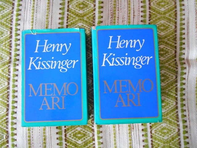 Henry Kissinger / Henri Kisinđžer - Memoari 1-2