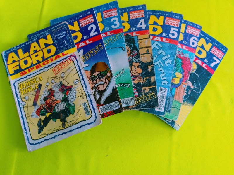 Alan Ford (Color press) -SPECIAL 1-7 - za CITANJE