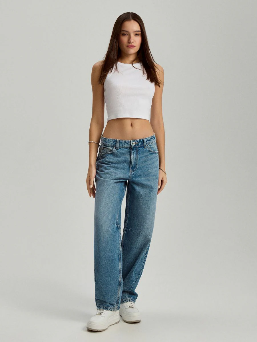 Baggy fit farmerke