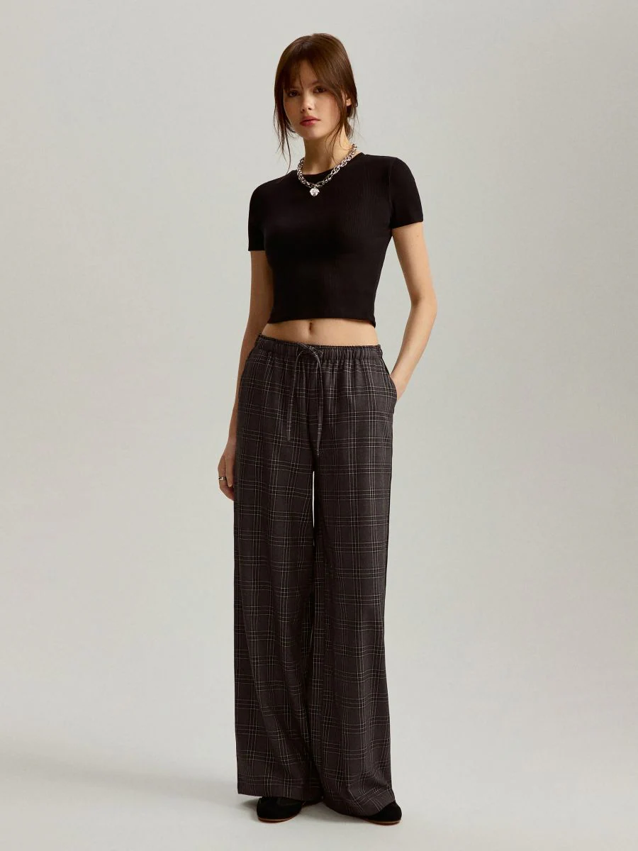 Wide leg pantalone
