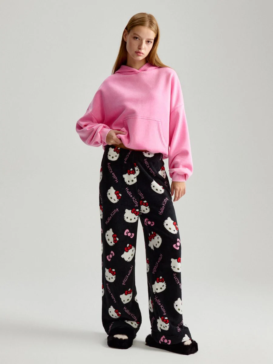 Pletene pantalone Hello Kitty