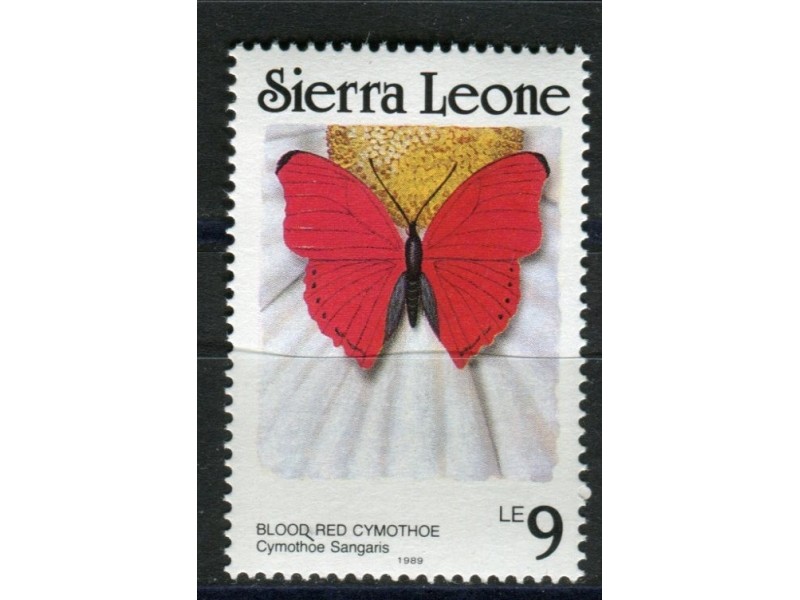 048 - Sijera Leone - Leptir - nežigosana marka