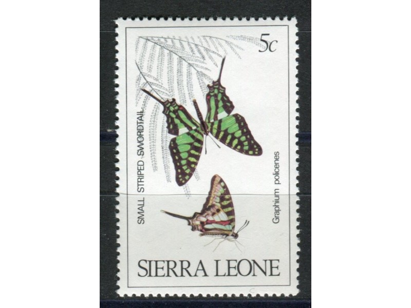 049 - Sijera Leone - Leptir - nežigosana marka