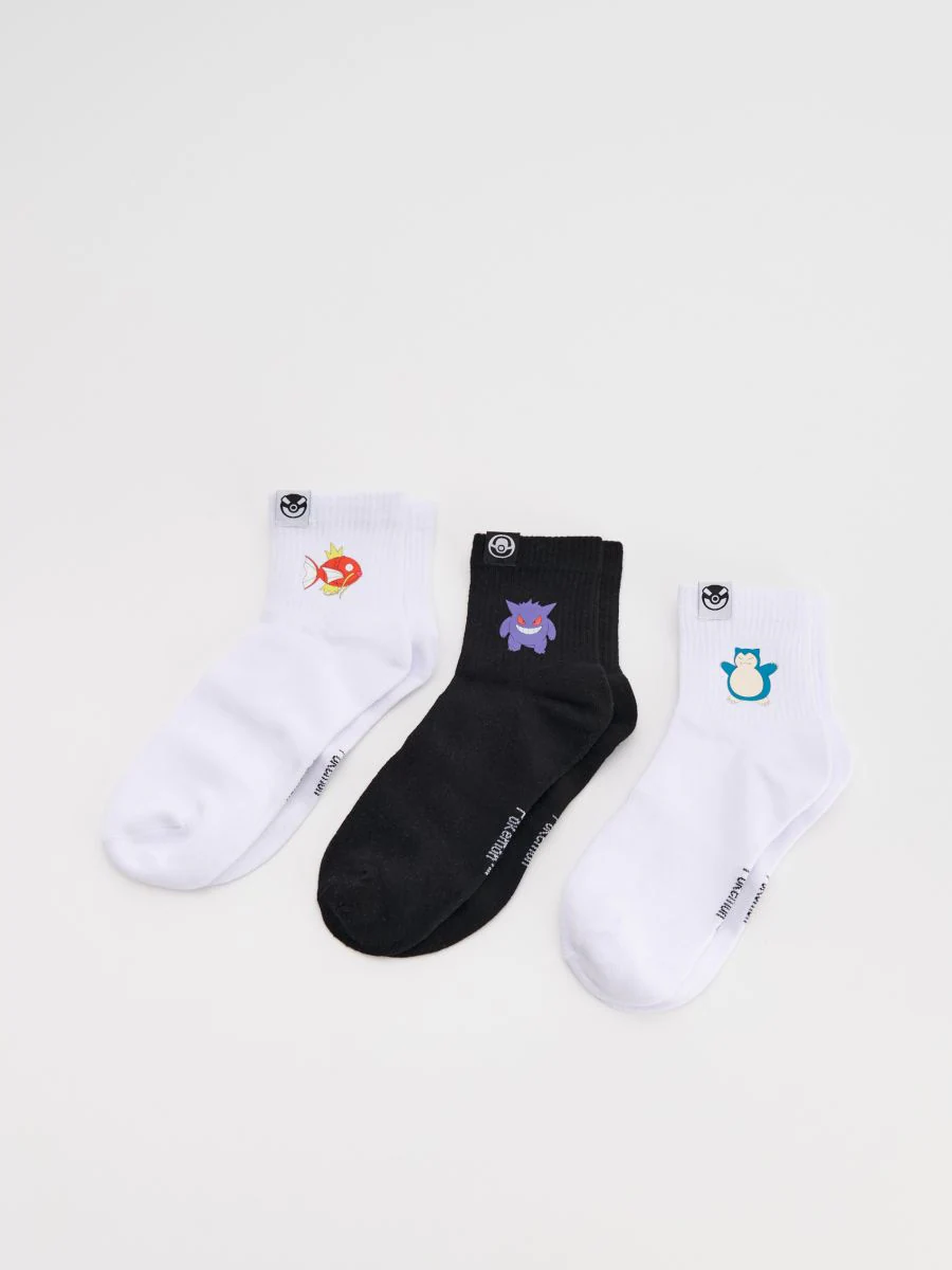 Duge čarape paket od 3 komada Pokémon