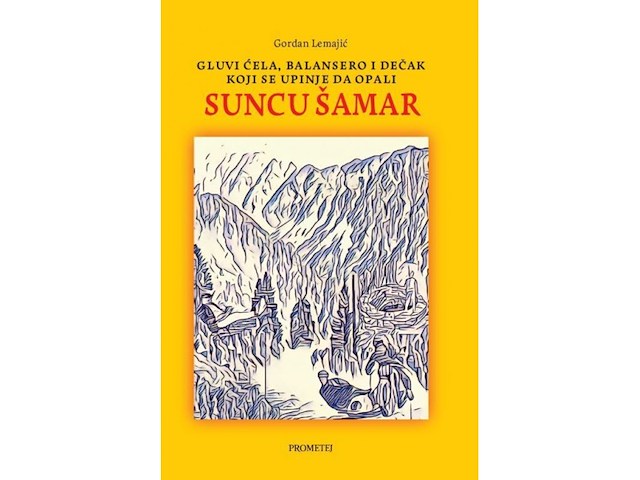 GLUVI ĆELA BALANSERO I DEČAK KOJI SE UPINJE DA OPALI SUNCU ŠAMAR latinica b