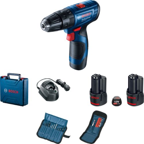 Bosch GSB 120 Li bušilica odvrtač šrafilica set alata