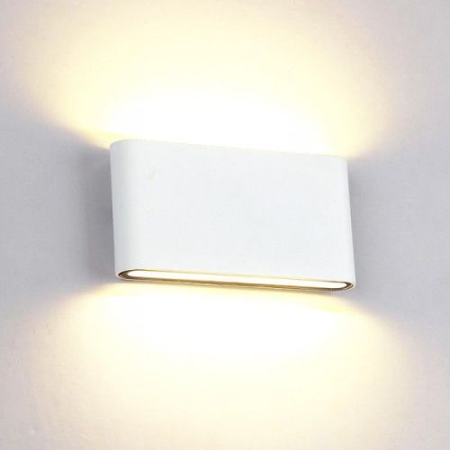 LED zidna svetiljka 969 ovalna 2x6W 4000K IP65 bela
