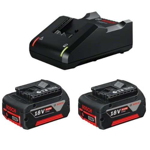 Bosch starter set GAL 18v-40 + 18v 2x4,0Ah