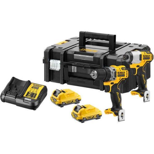 DeWalt DCK2110L2T baterijska bušilica i udarni odvijač 12V 2X3Ah