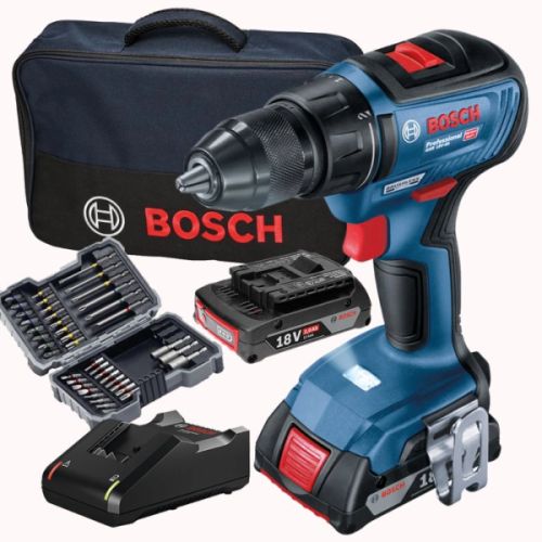 Bosch aku odvr. Gsr18v-50+43delni set pribora2x2ah