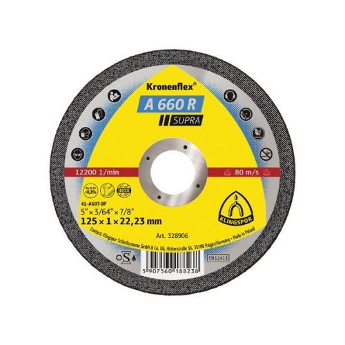 Ploča rezna za metal kt/supra/125x1x22,23