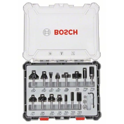 15-DELNI SET GLODALA ZA DRVO STANDARD 8MM BOSCH