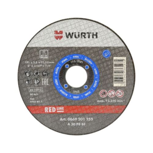 WURTH REZNA PLOČA RED LINE 230 X 3/2223 MMČELIK