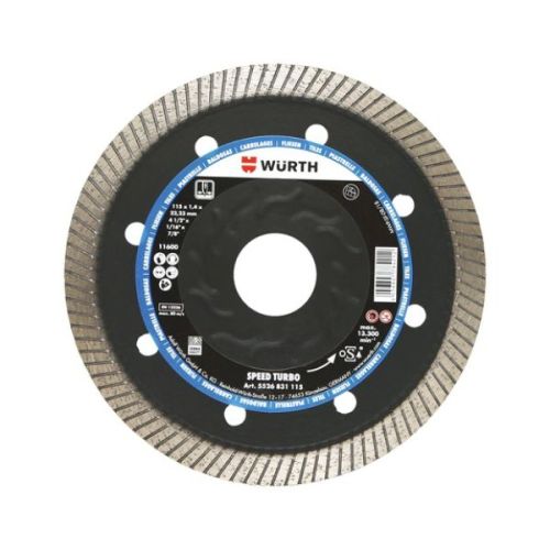 Wurth Dijamantska Rezna Ploča Za Pločice, 115X22,23Mm
