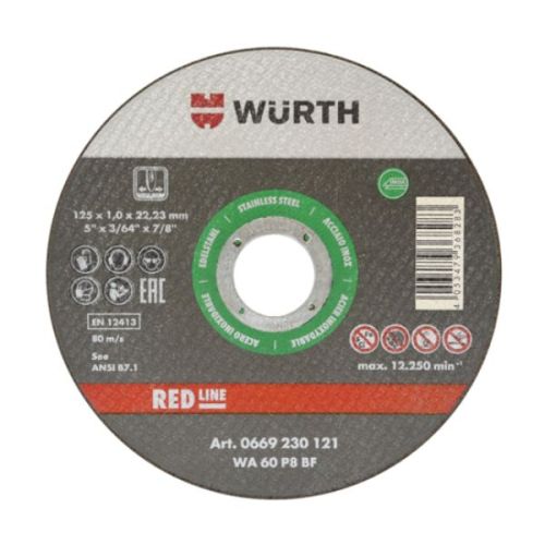 WURTH REZ PLOČA RED LINE 230 X 18/2223 MM INOX