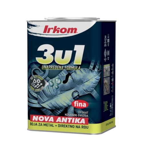 Irkom 3u1 fina Antika siva 3kg