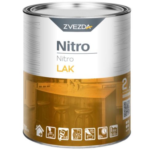 Zvezda Nitro lak završni mat 0,75l