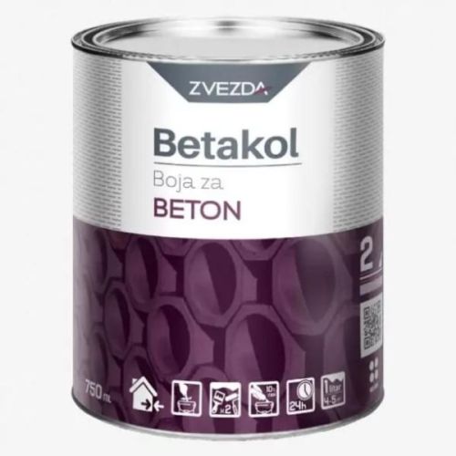 Betakol boja za beton - siva RAL 7040/0,75l
