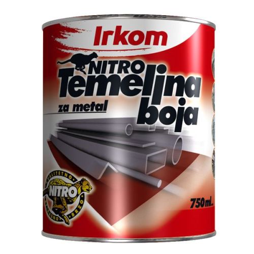Irkom nitro temeljna boja za drvo bela 750ml
