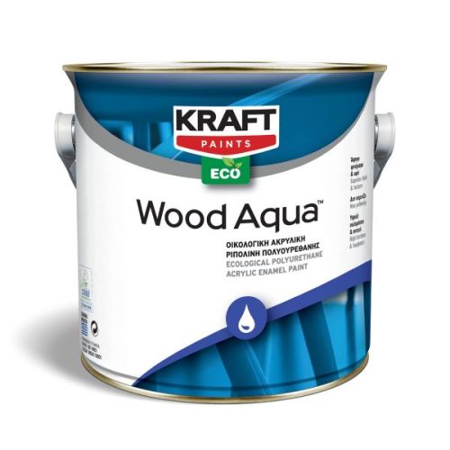 Kraft wood aqua mat white 0.75l emajl za drvo