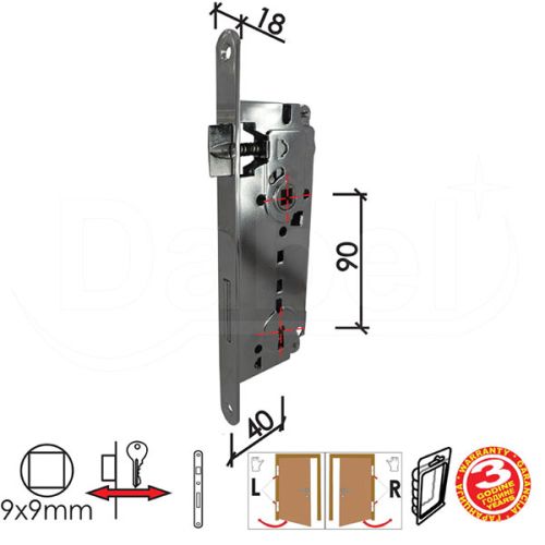 Dabel brava za drvena vrata idea k hr 40/90/18/9 1klj