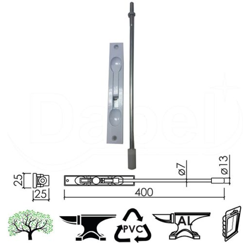 Dabel rigla za vrata 4021 bela dp1