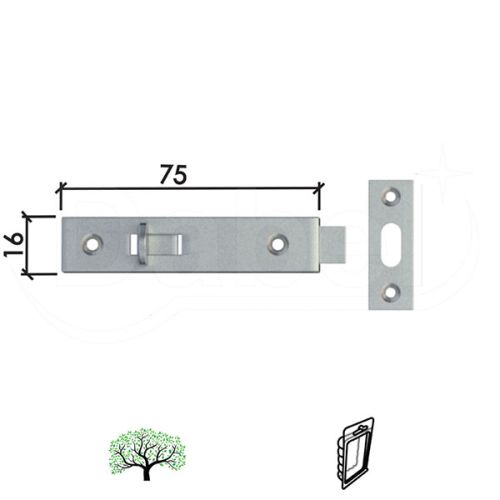 Dabel reza za nameštaj rz605 znb 75x16 mm dsp