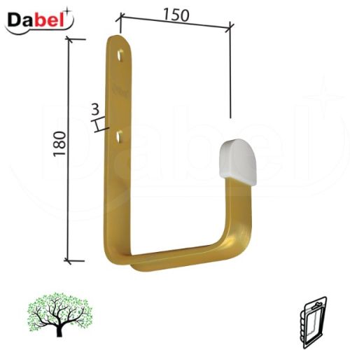 Dabel kuka za kaput v10 znž 180x150 mm dsp