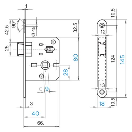 811/50-90 L O21 brava na cilindar