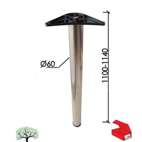 Dabel noga za sto no11 b-ni fi60xh1100 mm (129-s)