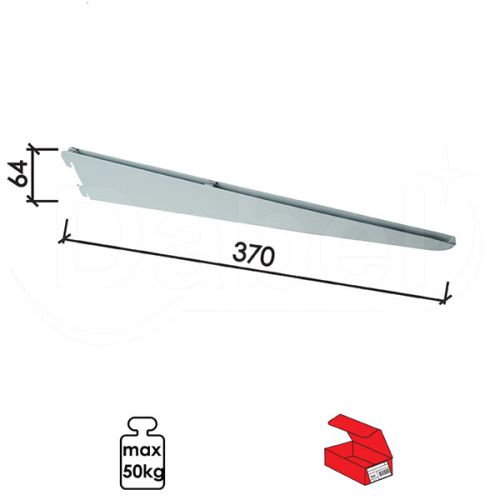 Dabel nosač police modularni n3101 bela 370/64 mm q