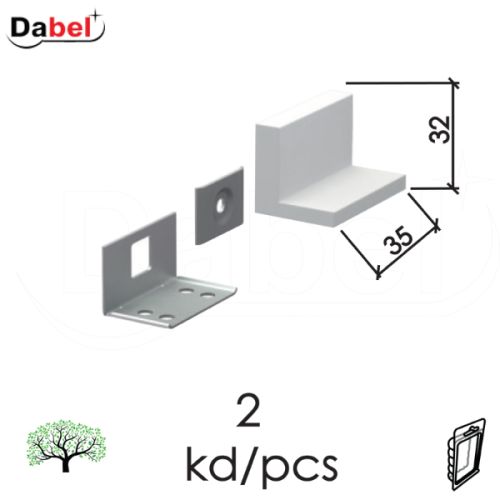 Dabel nosač kuhinjskog elementa ne1 bela 35x32 2kom