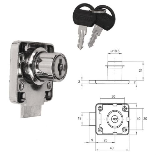 138-22 CP bravica za nameštaj hrom