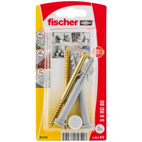 Fischer Blister S-8 RD 80 CRK NV tipl i vijak