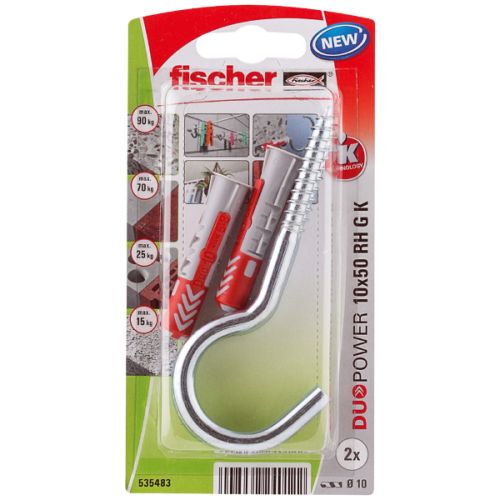 Fischer Duopower 10x50 RH G K NV univerzalni tipl i kuka