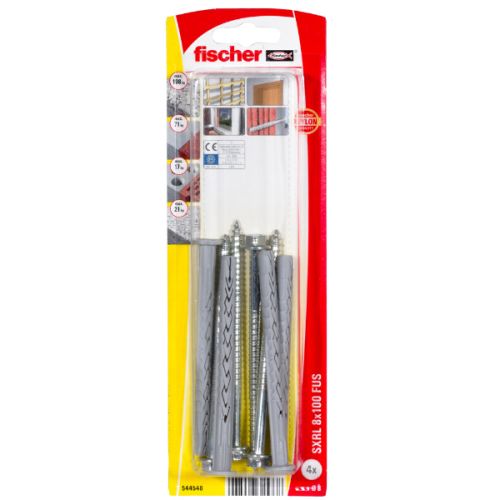 Fischer SXRL 8x100 FUS K NV tipl sa produženim telom i vijak