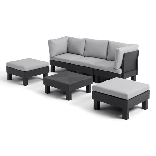 Baštenski set cantara elements 5 seater grafit