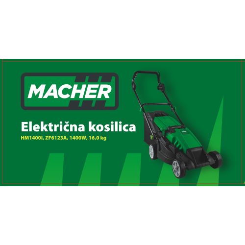 Macher HM1400I električna kosilica 1,4 kW