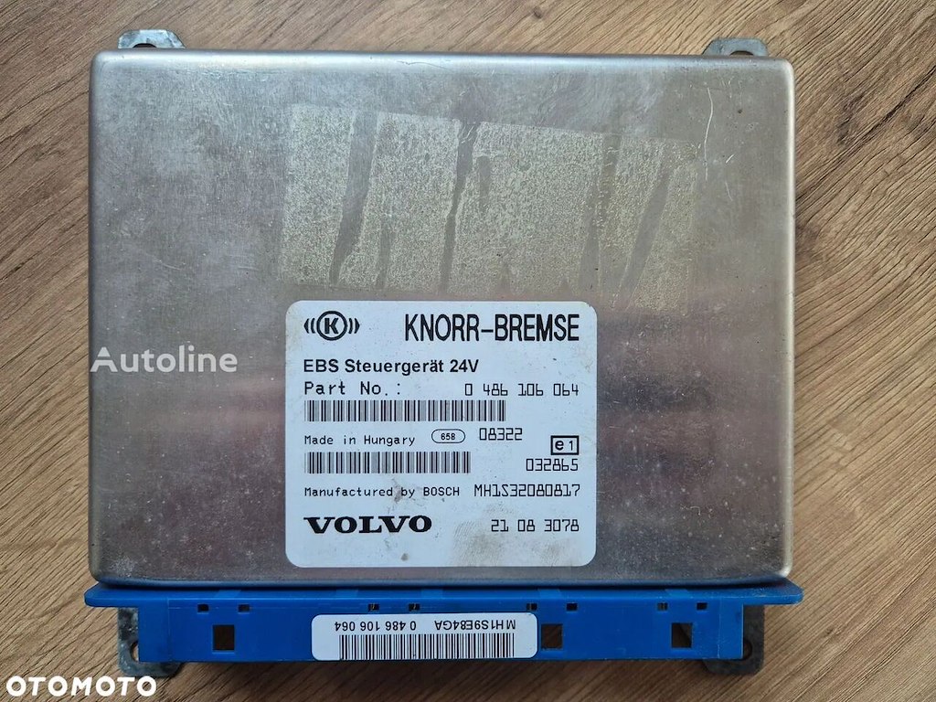 Volvo STEROWNIK KASETA EBS FH FM AUTOMAT 0486106064 21083078 upravljačka jedinica za Volvo VOLVO FH FM AUTOMAT 0486106064 21083078 kamiona