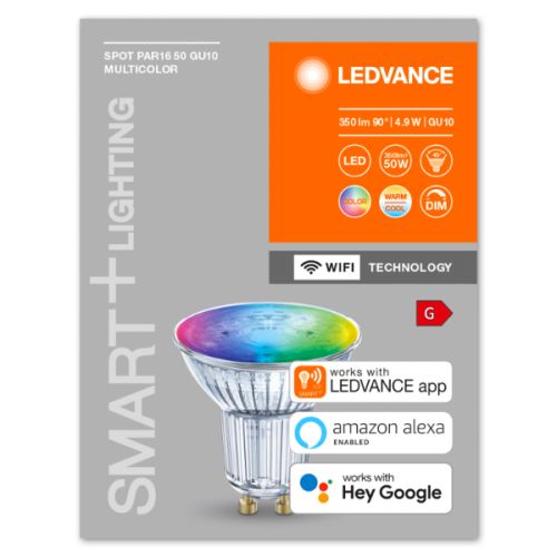 Ledvance RGB smart WiFi LED sijalica, GU10 5W