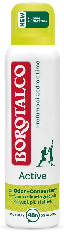 BOROTALCO DEO 150ML ACTIVE CEDRO I LIME