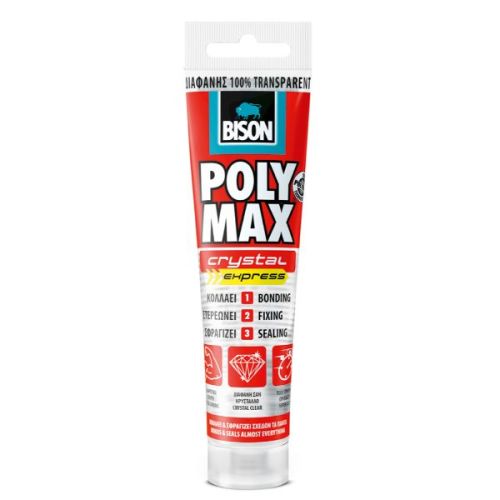 Bison Poly Max kristalno čist express tuba 115g