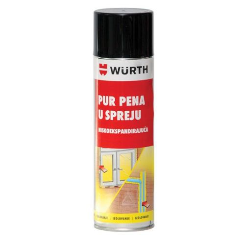 Wurth pur pena niskoekspandirajuća u spreju, 750ml