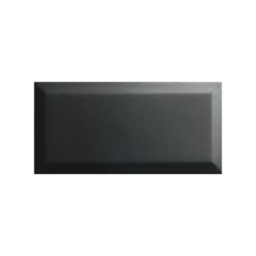 Negro biselado mate 10x20cm zidna pločica