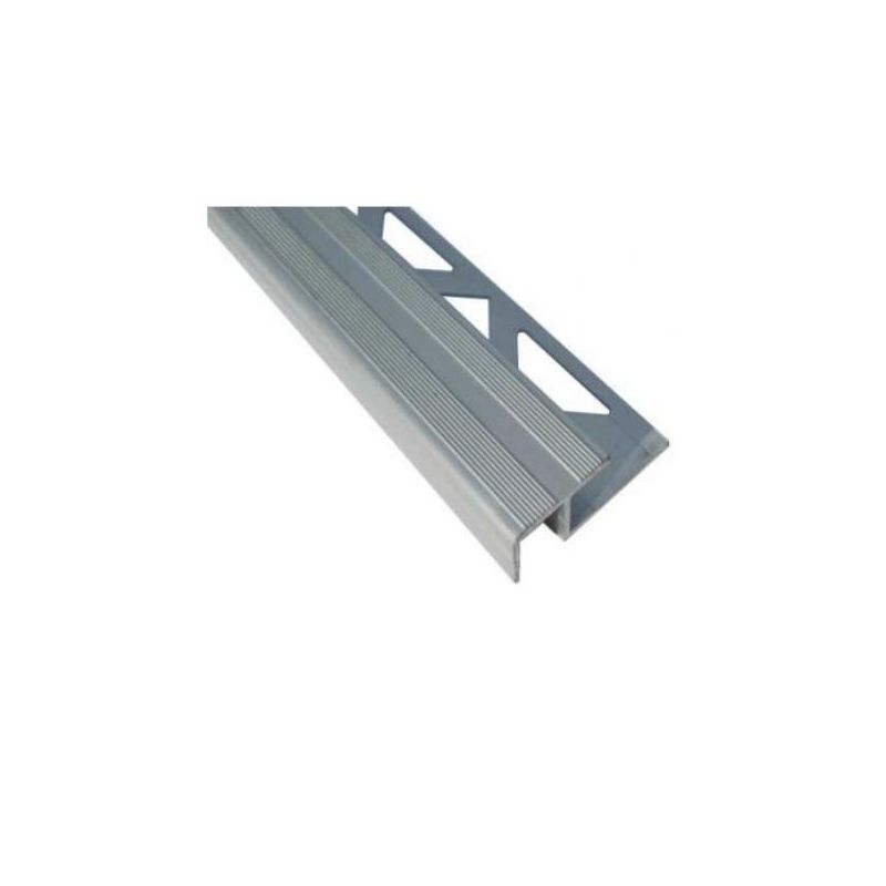 Europrofil Stepenišni profil 10mm/3m srebro mat