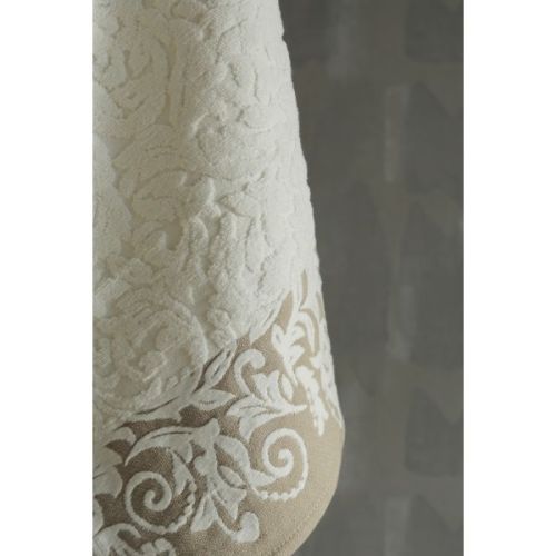 Dekordom Jacquard peškir FLORAL 50X90 - Ivory