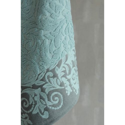 Dekordom Jacquard peškir FLORAL 50X90 - Turquoise