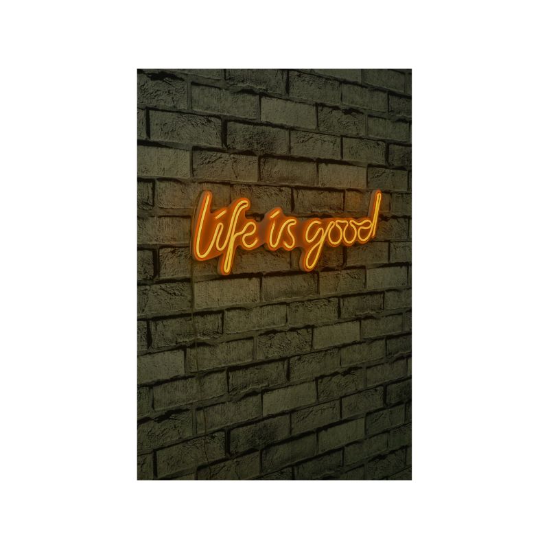 Zidna dekoracija Life is Good LED